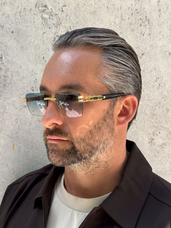 Dita Meta Evo One DTS147 A 03 Blue Gold sunglasses - Sunglass Bar